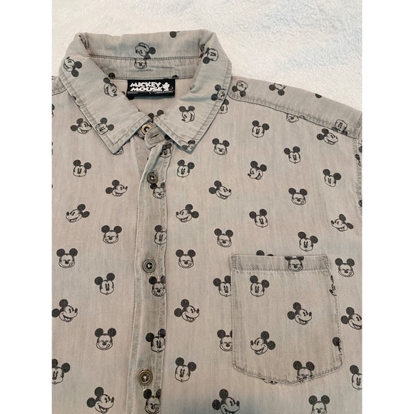 Disney | Shirts | Mickey Mouse Button Up | Poshmark